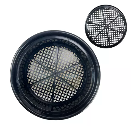 13" Mesh Plastic Screen Green Stackable Classifier/Sifting Pan - Made ...